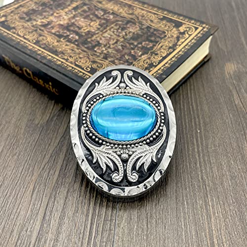 Snapklik.com : Vintage American Western Cowboy Ice Blue Stone Belt ...