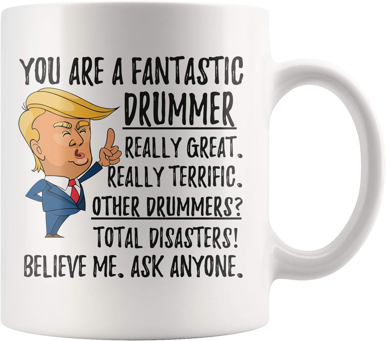 Amazon.com: freedomlook Funny Fantastic Drummer Coffee Mug, Drummer ...