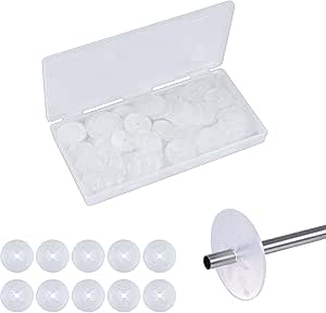 Amazon.com: 200pcs Peg Hook Stoppers, 1 Inch Inventory Control Clips ...