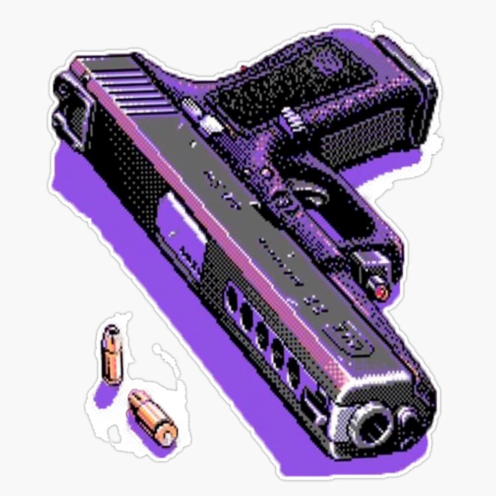 Amazon.com: BZ Trading Guns 1 Vinyl Decal Wall Laptop Bumper Sticker ...