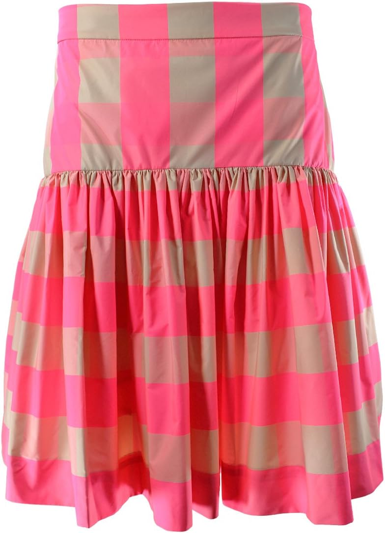 J. Crew Taffeta Skirt - Neon Buffalo Check Soft Blossom Capri at Amazon ...