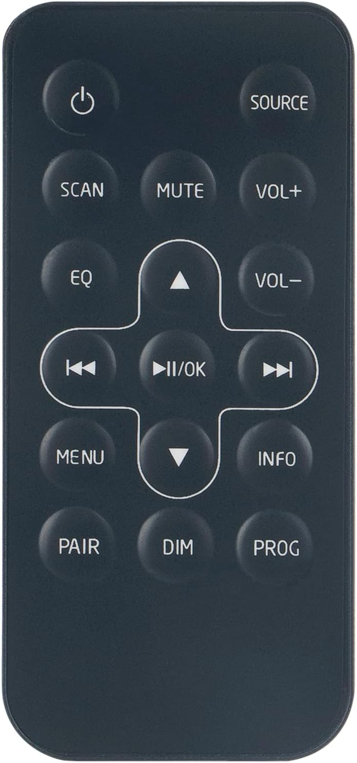 VINABTY 105000430 Sound bar Remote Control Compatible with LOGIK ...