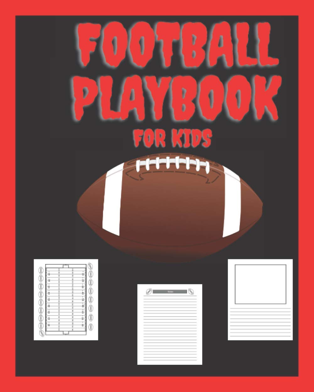 Buy FOOTBALL PLAYBOOK: Create Drills, and Write Notes , Playbook for ...