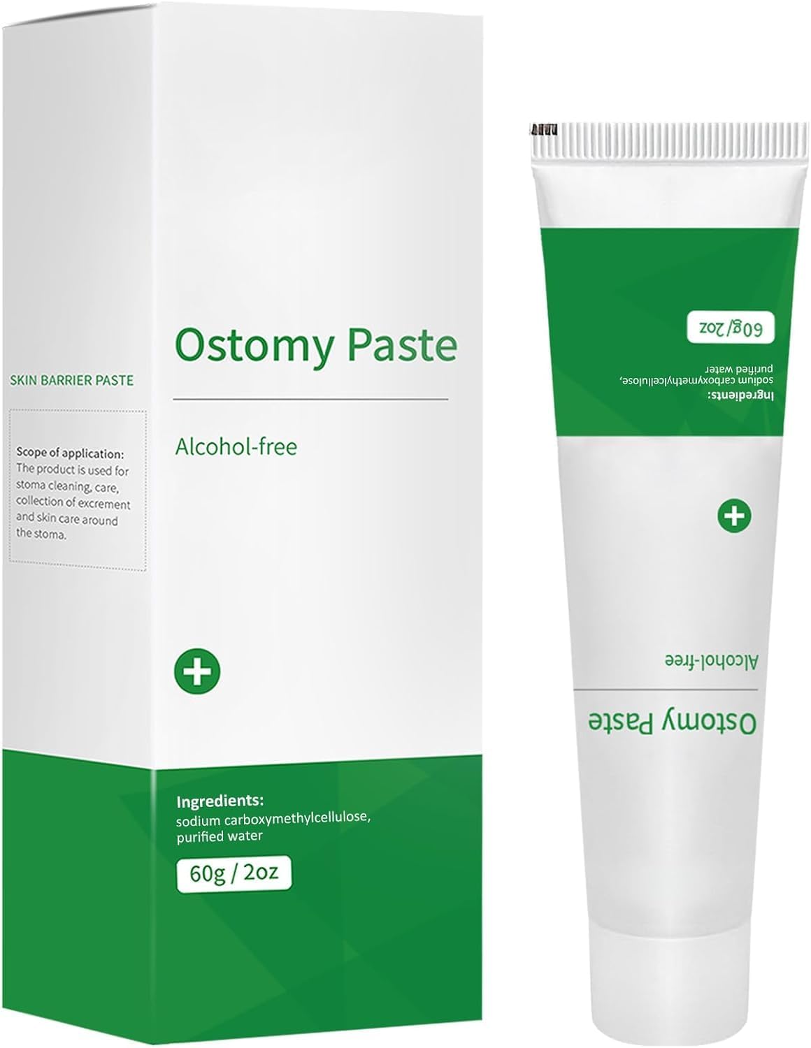 Amazon.com: ZnnaYoha Ostomy Paste, No-Sting Skin Barrier Ostomy Paste ...