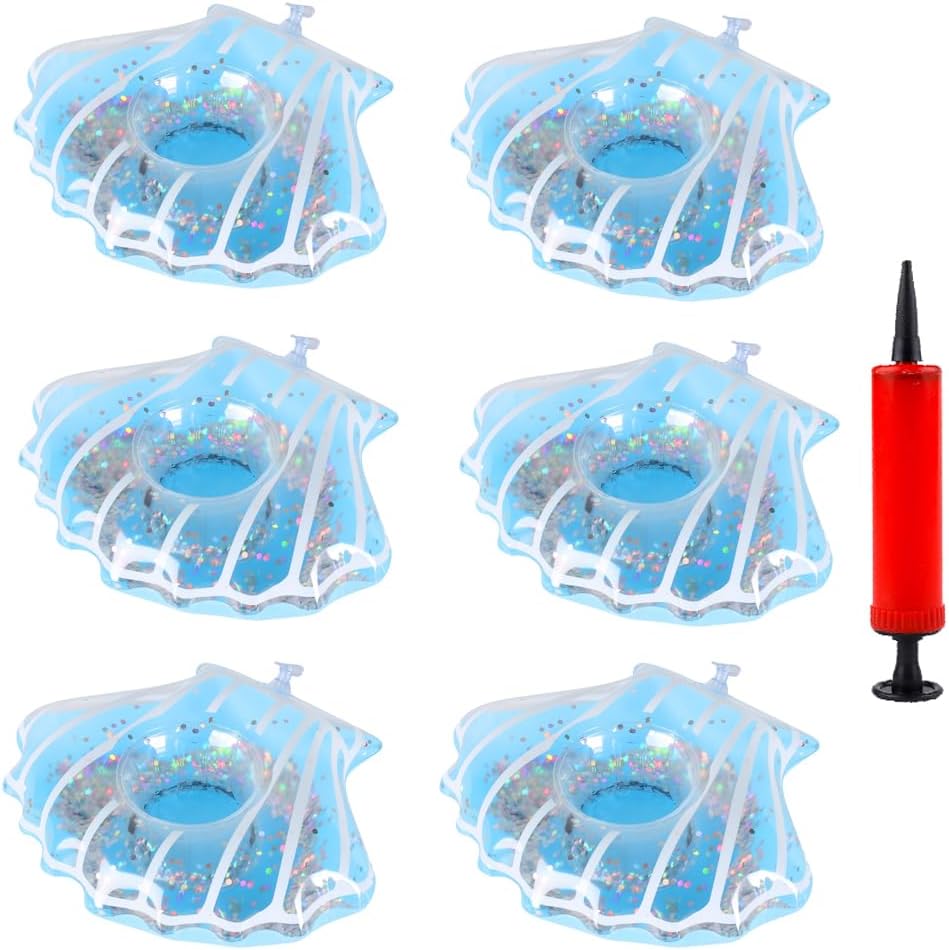 Amazon.com: Drink Holder Beach Inflatable Cup Coaster Floating Cup ...