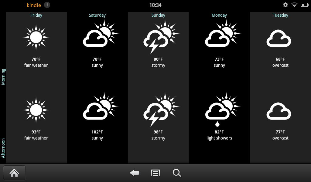 USA Weather forecast - App on Amazon Appstore