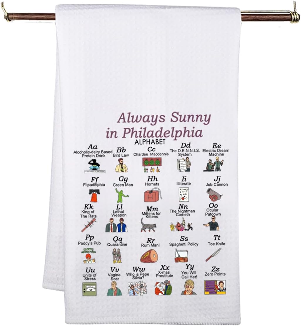 Amazon.com: MNIGIU Always Sunny Tv Show Kitchen Towels Always Sunny ...