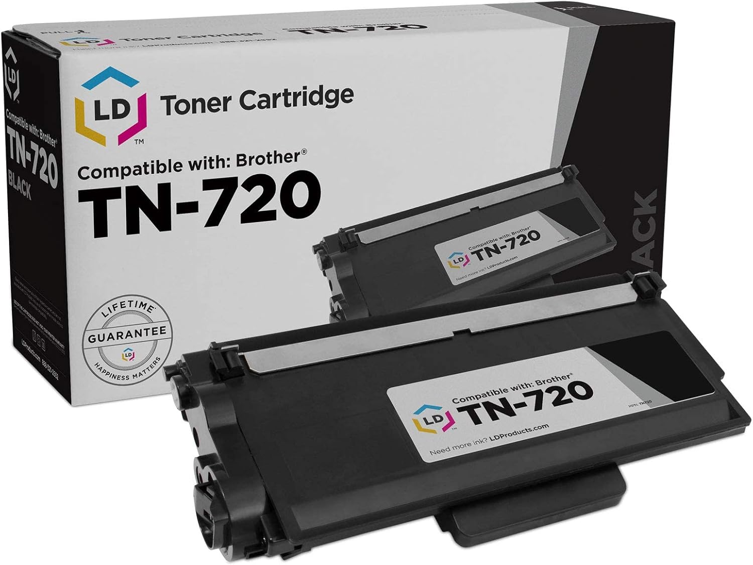 Amazon.com: LD Compatible Toner Cartridge Replacement for Brother TN720 ...