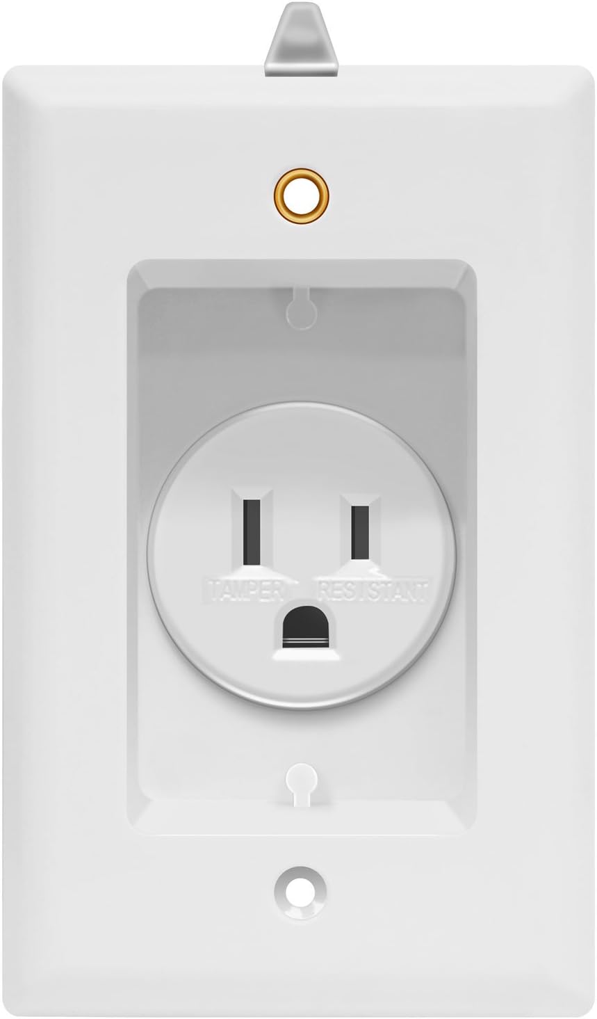 Faith 15A/125V Commercial-Grade 3-Prong Tamper-Resistant Single ...