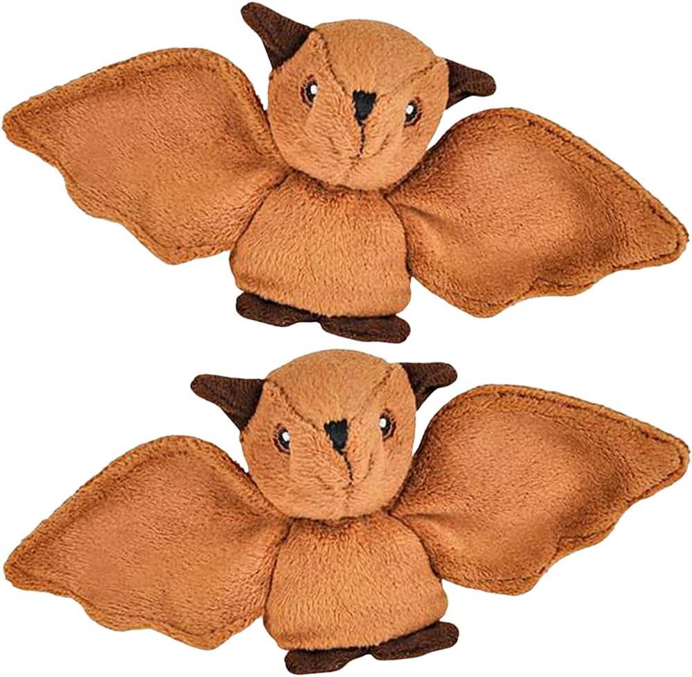 Amazon.com: ArtCreativity Plush Bat Toys, Set of 2, Soft Stuffed Bat ...