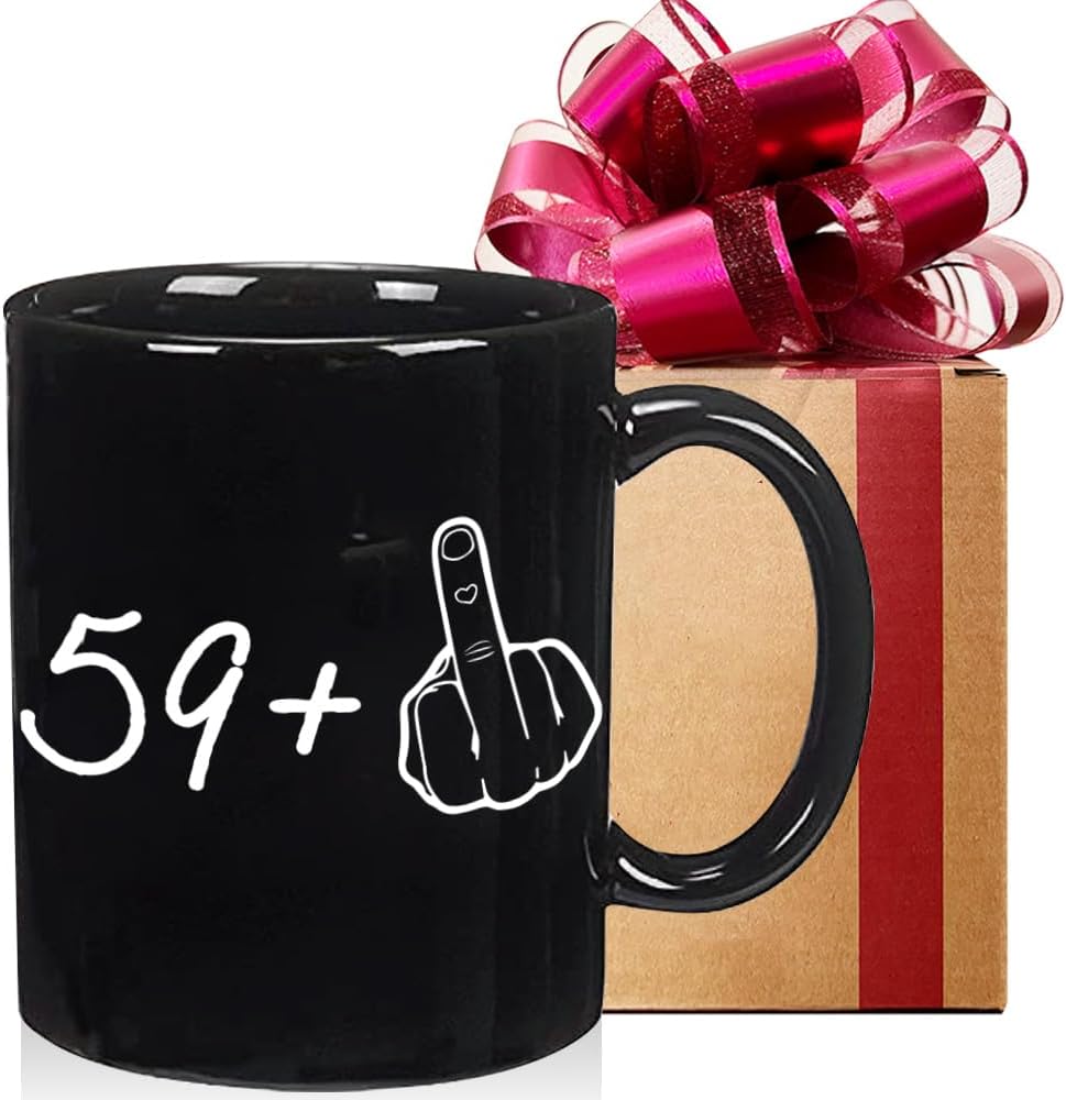 Amazon.com: Veegoho Novelty 60th Birthday Coffee Mug Gifts for Women ...