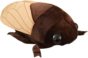 TOPLITHE Cicadas Plush Toy, 48 cm Artificial Insect Stuffed Toy, Soft ...