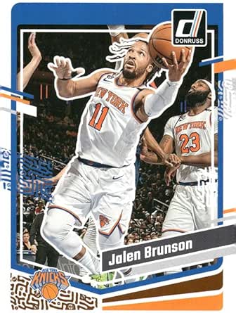 Amazon.com: 2023-24 Donruss #189 Jalen Brunson New York Knicks Official ...