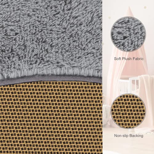 Rohatim Deep-Pile Rug Living Room Super Soft Shaggy Rug Fluffy Soft ...