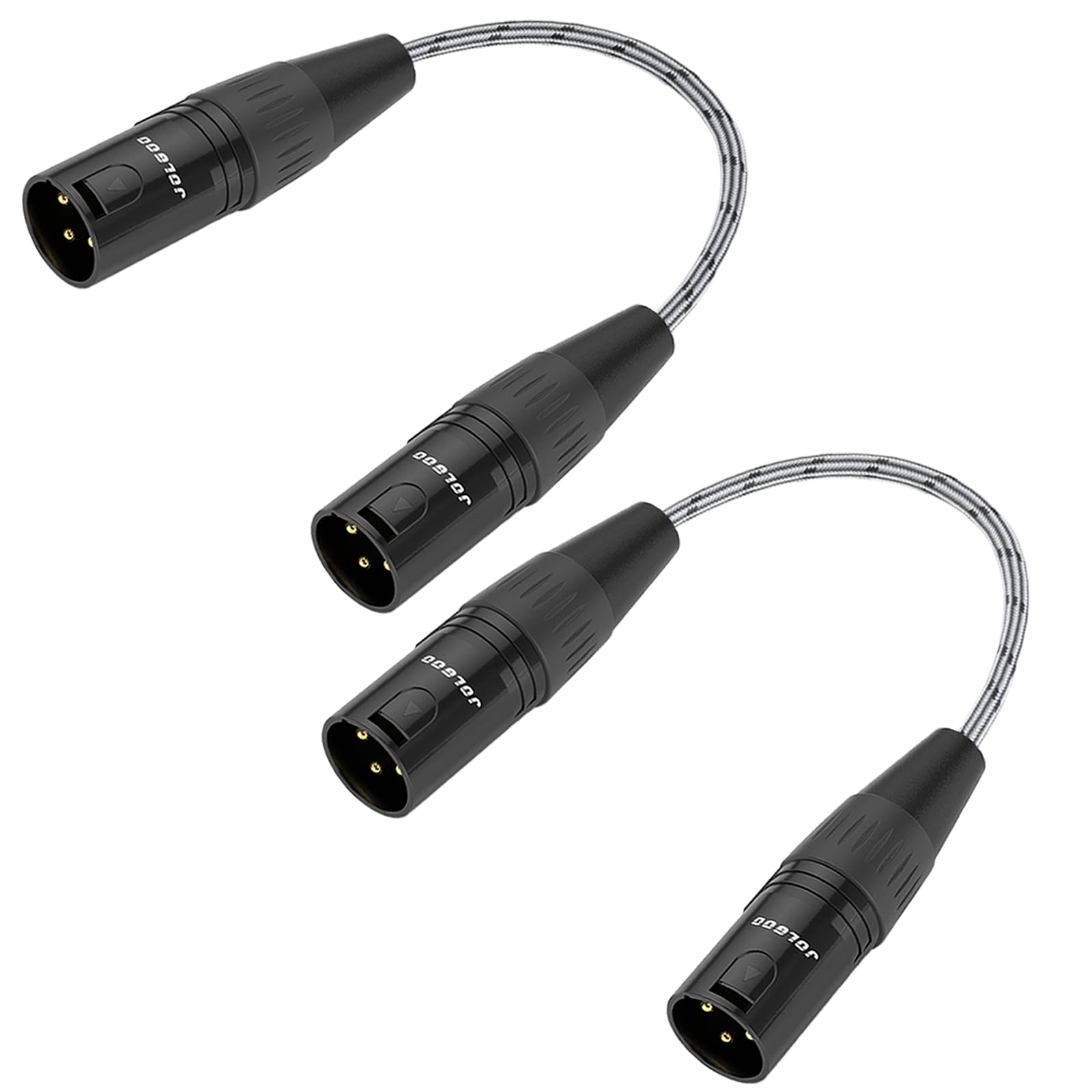 Snapklik.com : JOLGOO XLR Male To Male Adapter - 3 Pin Microphone Cord ...