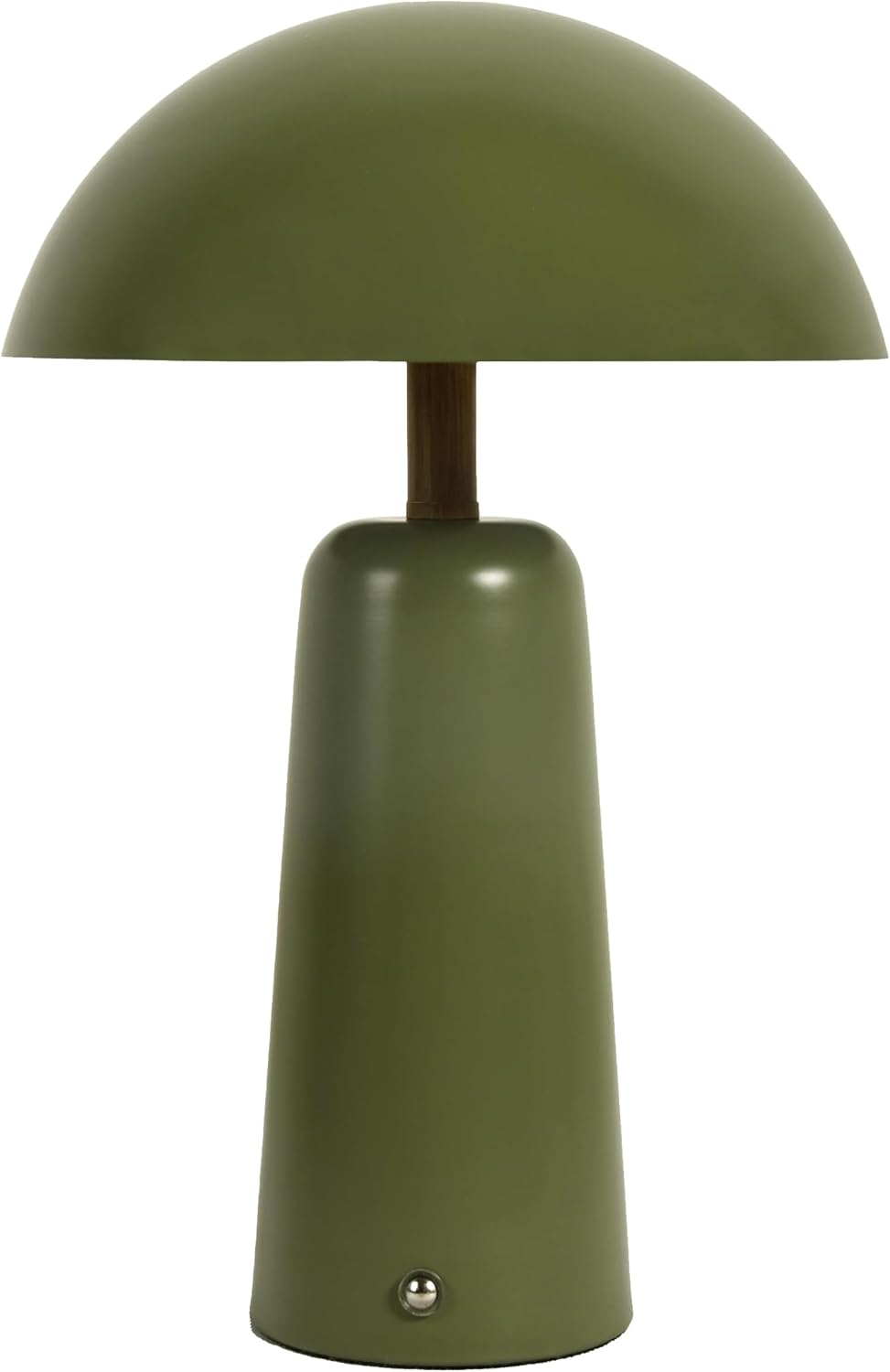 12 Inch Green Dome Rechargeable LED Lamp, Portable Dimmable Touch ...