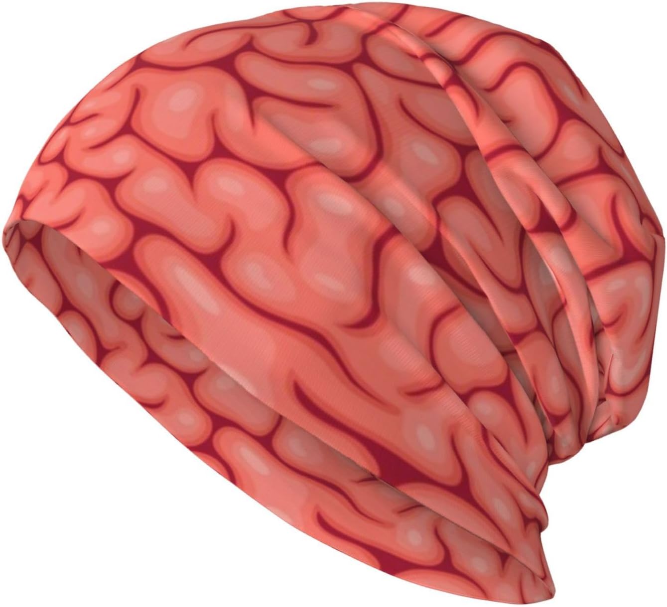 Funny Human Brain Tissues Zombie Slouchy Beanie Cap Cancer Headwear ...