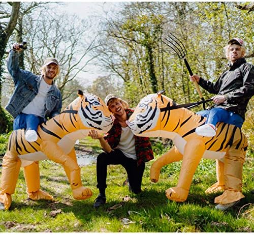 Bodysocks® Inflatable Tiger Costume (Adult) : Amazon.co.uk: Toys & Games