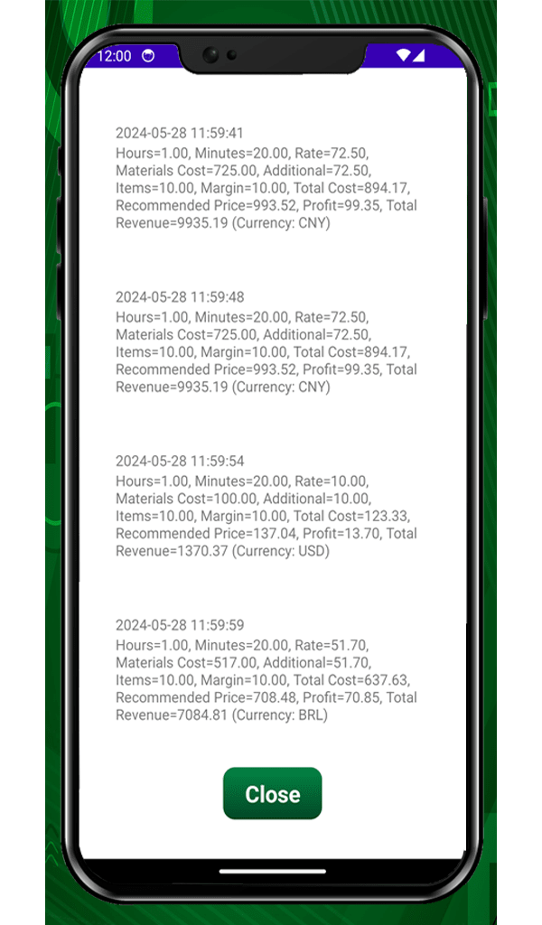Project Costing Calculator - App on Amazon Appstore