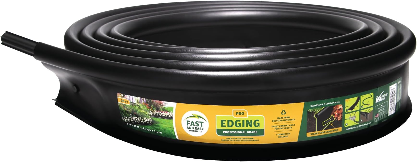 Amazon.com : MASTER MARK Master Gardener Pro Landscape Coiled Edging ...