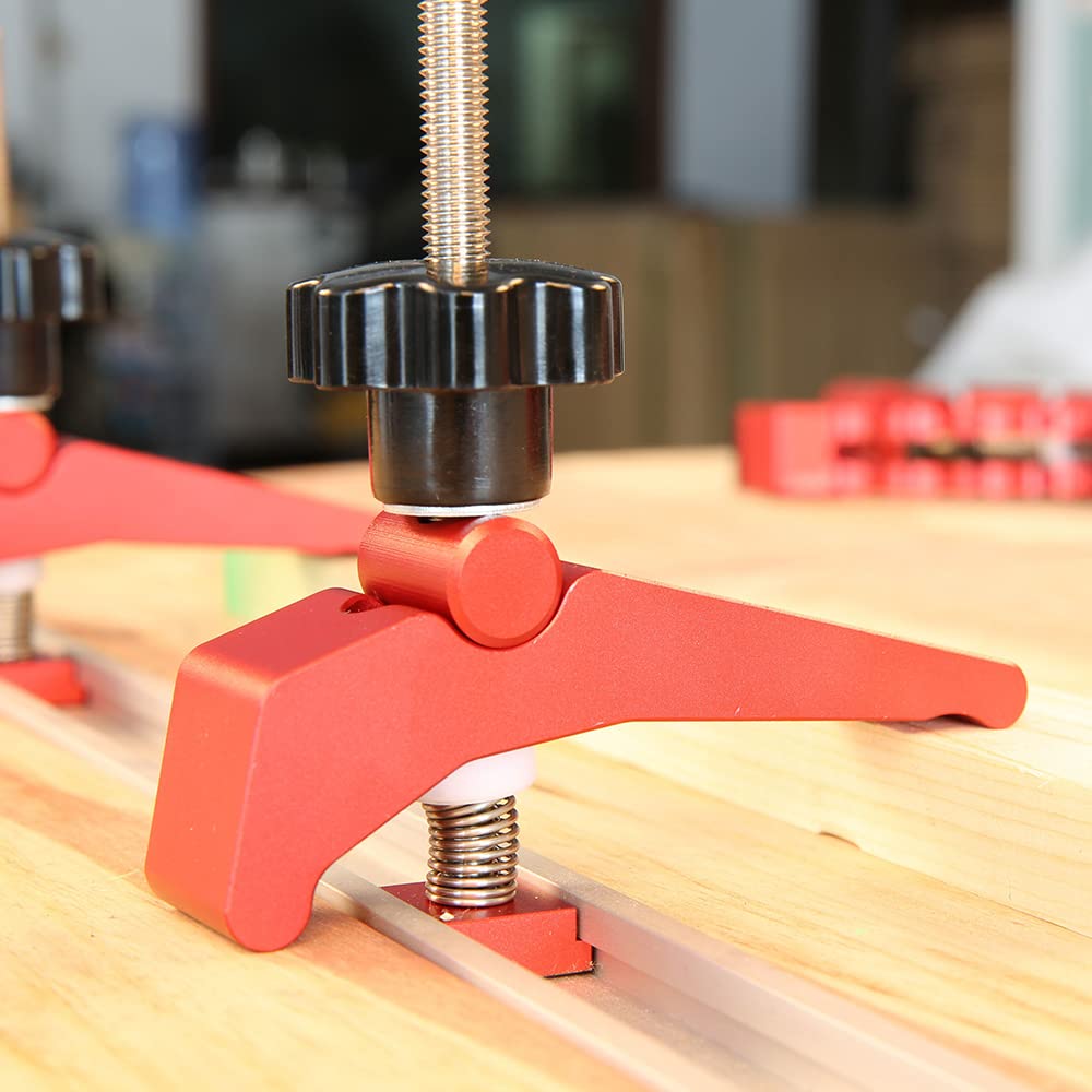 Clamps For Woodworking QUICK ACTING HOLD Down Clamp Aluminum T-Slot T ...