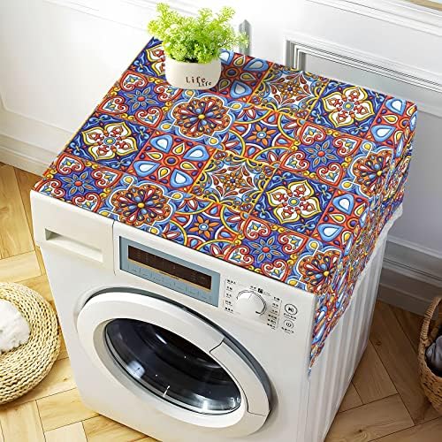 Amazon.com: Mexican Talavera Washer and Dryer Top Cover Washing Machine ...