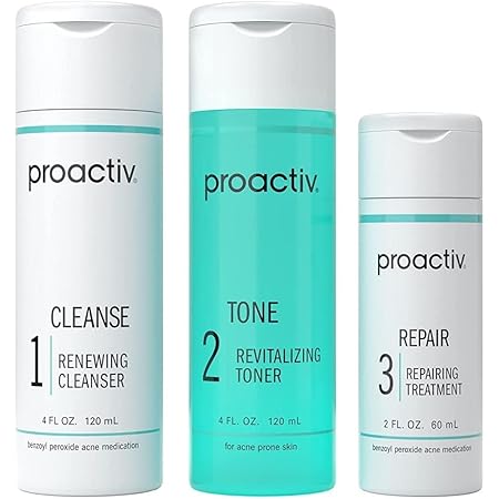 Amazon.com: Proactiv 3 Step Acne Treatment - Benzoyl Peroxide Face Wash ...