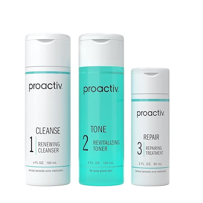 Amazon.com: Proactiv 3 Step Acne Treatment - Benzoyl Peroxide Face Wash ...