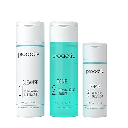 Amazon.com: Proactiv 3 Step Acne Treatment - Benzoyl Peroxide Face Wash ...