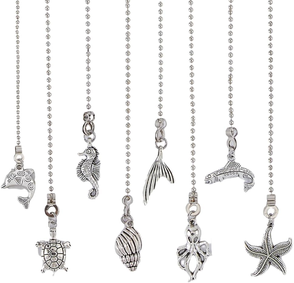 Amazon.com: Nautical Anchor w/Rope Ceiling Fan Pull Light Chain ...