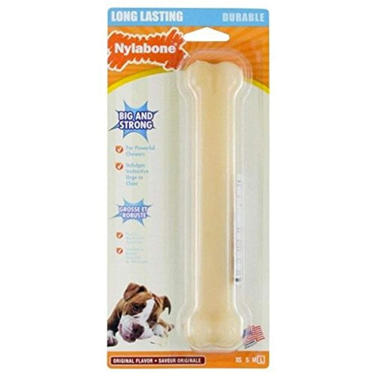 Snapklik.com : NG104W Large Long Lasting Durable Dog Chew Bone