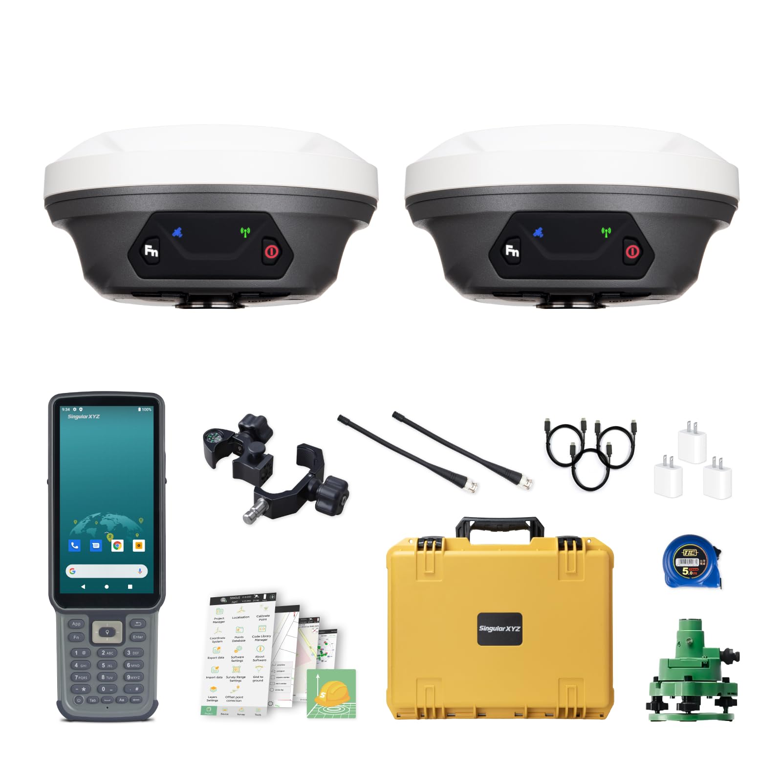 Buy E1 RTK GNSS Survey Equipment RTK GNSS GPS Receiver with IMU Rover ...