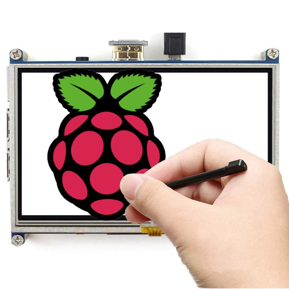 REES52 5 Inch Hdmi Monitor Display 800X480 Compatible With Raspberry Pi ...