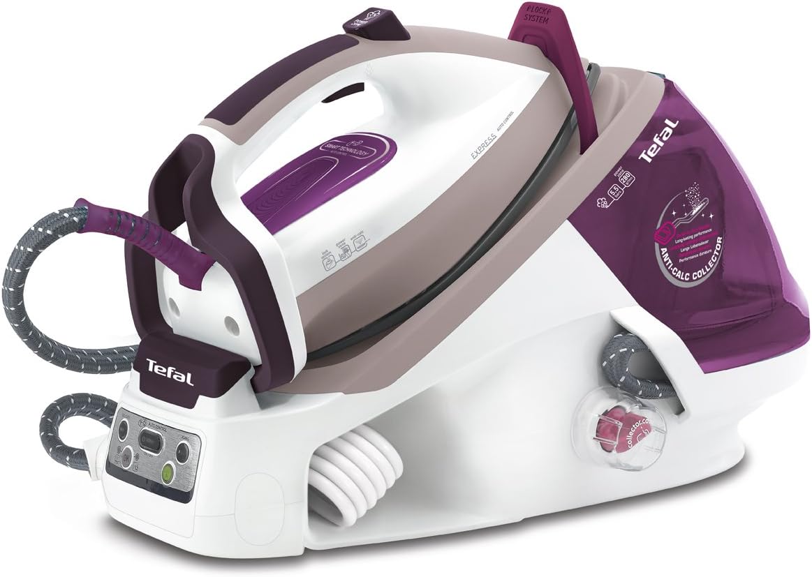 Tefal Express Steam Generator Iron GV7780 - Purple : Amazon.co.uk: Home ...