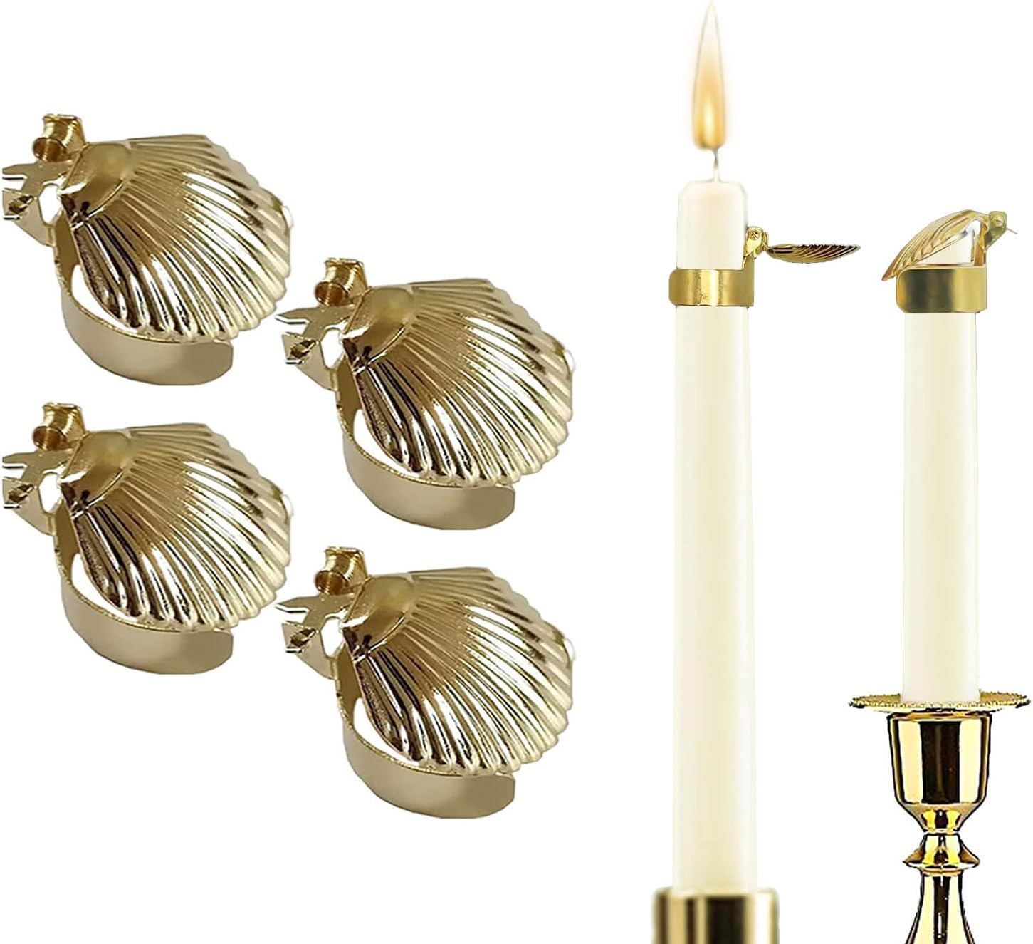 Amazon.com: Earssa 4pcs Candle Snuffer, Automatic Fire Extinguishing ...
