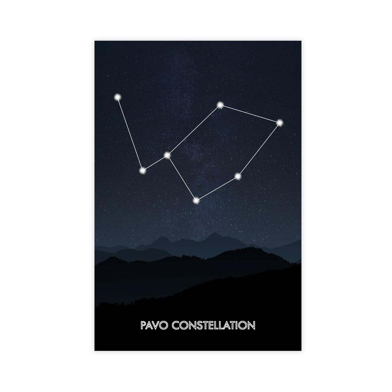 Pavo Constellation Premium Photo | Pavo Constellation Cluster Of Stars