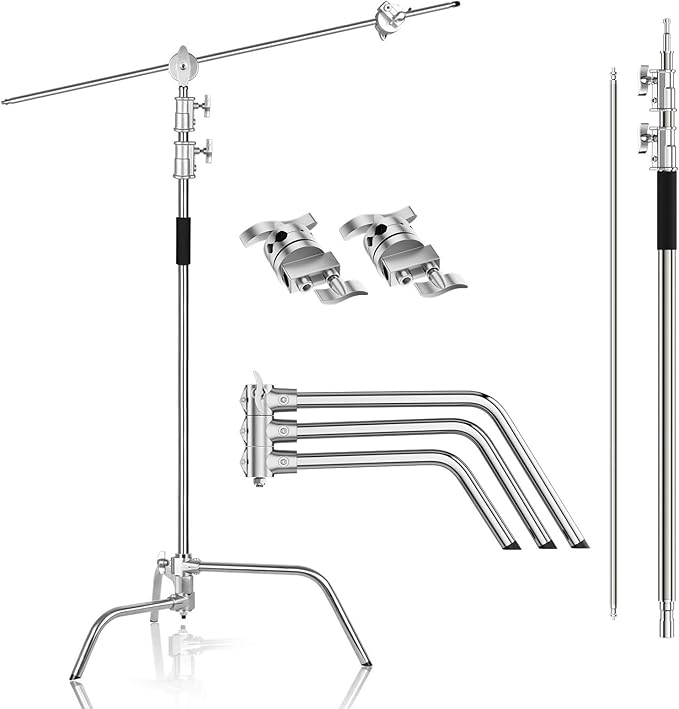 Amazon.com: EMART Photography C Stand with Boom Arm, 10ft/300cm ...