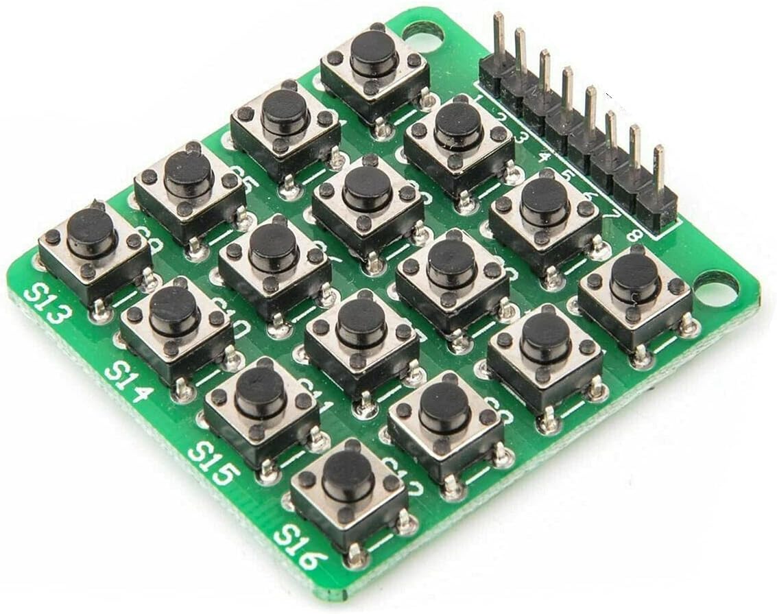 UMTMedia® 4 x 4 Matrix Array Module 16 Key Button Switch Keypad 4x4 for ...