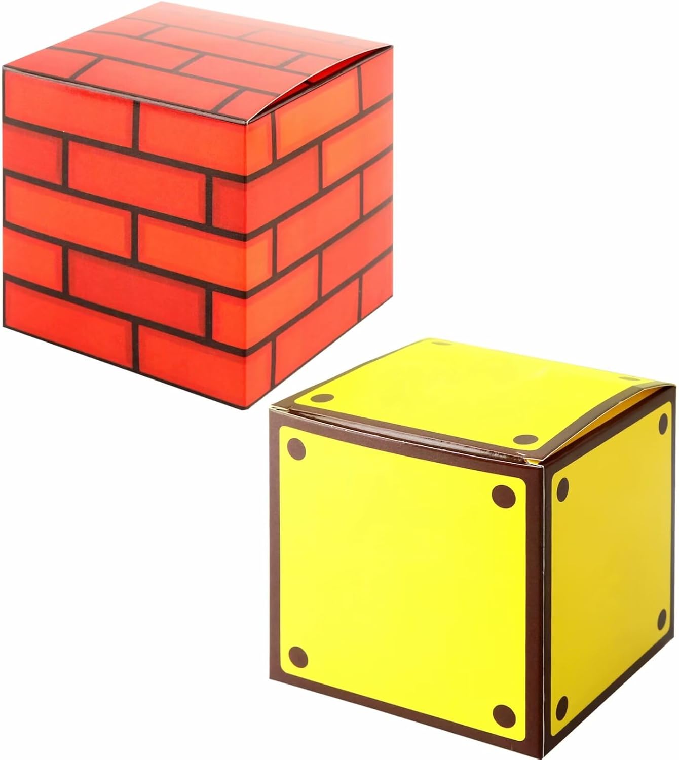 26 Pack Theme Party Boxes Video Game Brick Candy Boxes Question Mark ...