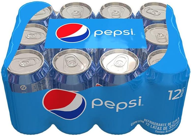 Pack de Refrigerante Pepsi Lata 350ML 12 Unidades : Amazon.com.br ...