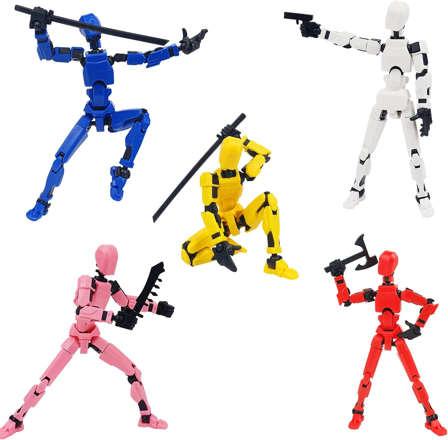 Amazon.com: oubade T13 Action Figure, T13 Multi-Jointed Action Figures ...