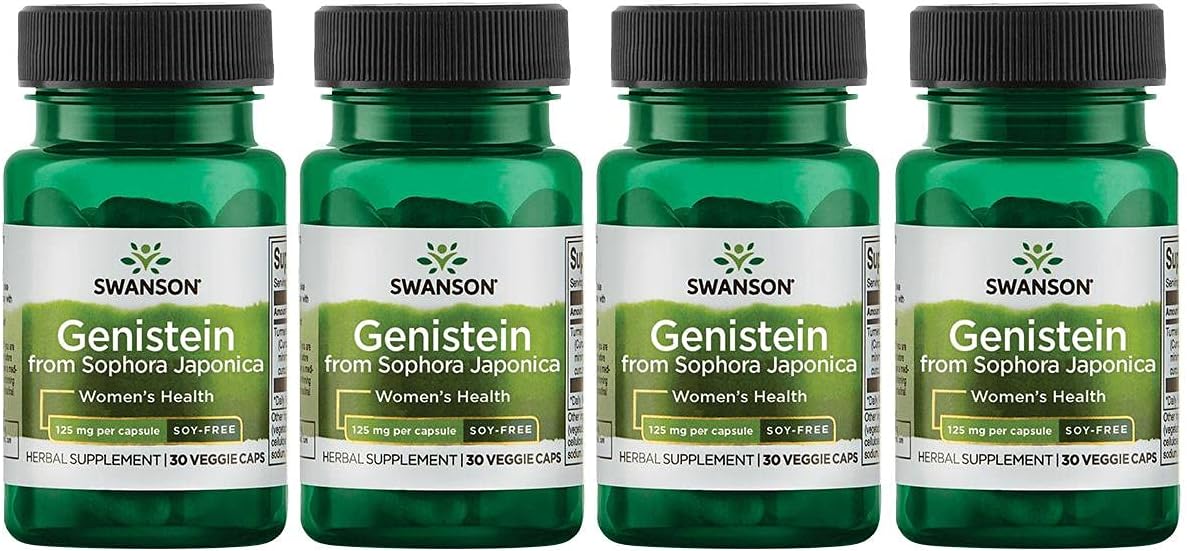 Amazon.com: Swanson Soy-Free Genistein - Plant-Based Natural Supplement ...