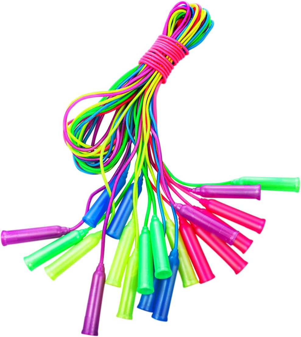 STOBOK 10pcs Kids Jump Rope Set Jump Ropes Adjustable Plastic Handle ...