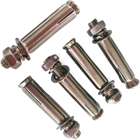 Amazon.com: Yasorn 5-pack Stainless Steel External Hex Expansion Bolt ...
