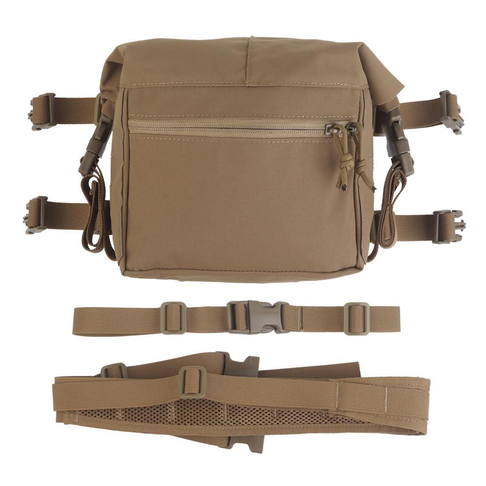 Tactical Expansion Pack Chest Bag,Large Capacity MOLLE Admin Pouch ...