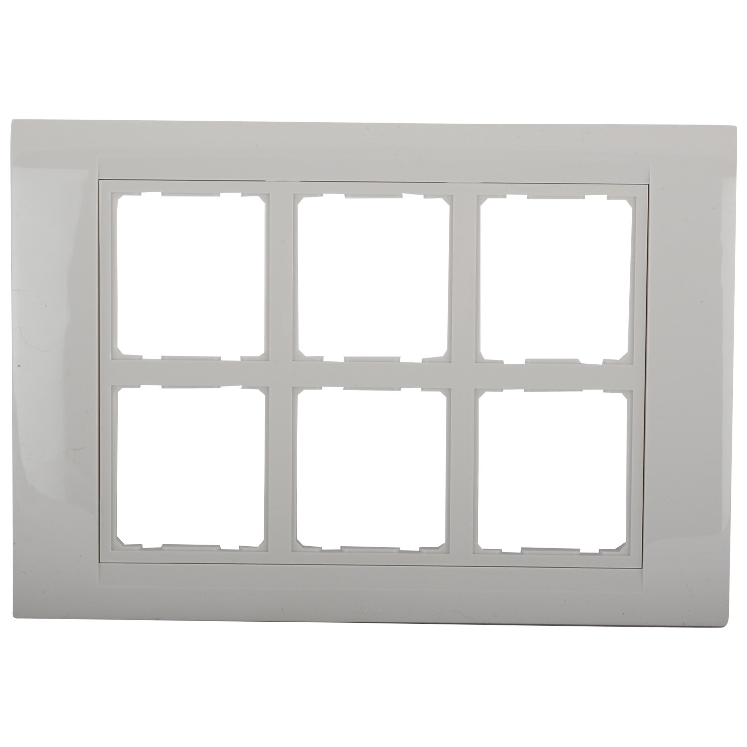 anchor by panasonic Polycarbonate Roma 12 Module Tresa Plate (Standard ...