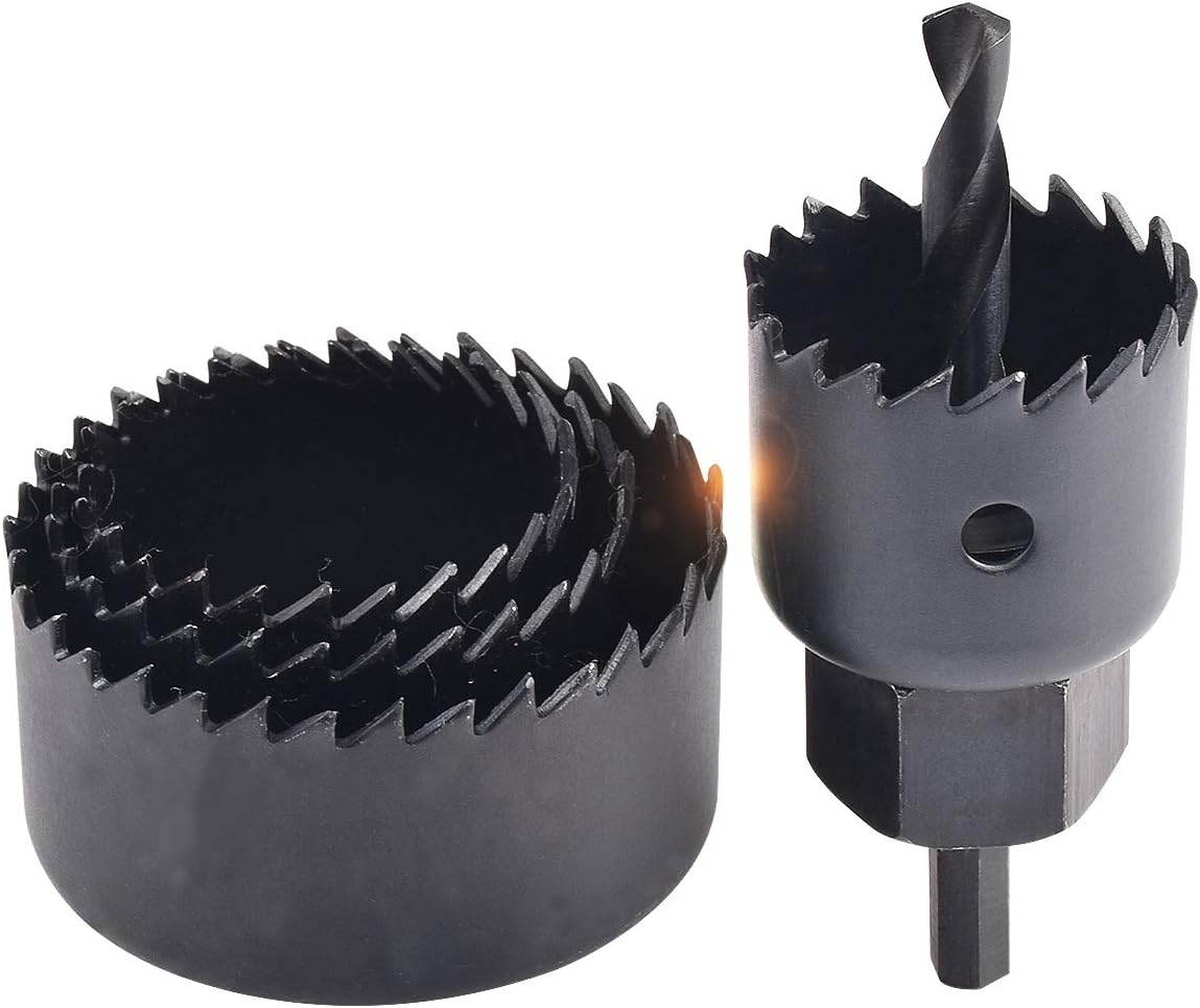 KATUR Bi-Metal Hole Saw Kit, 5-Piece Hole Saw Assortment Set for Wood ...