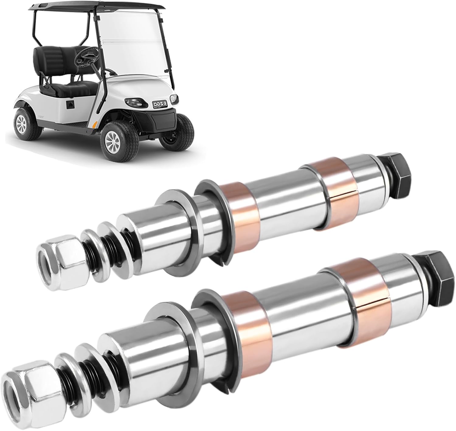 Amazon.com : Cartalia Golf Cart Spindle Bushings Kit Fit for EZGO TXT ...