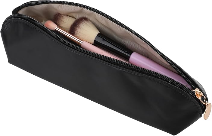 Prasacco Travel Makeup Brush Bag - Portable Cosmetic Organizer with ...