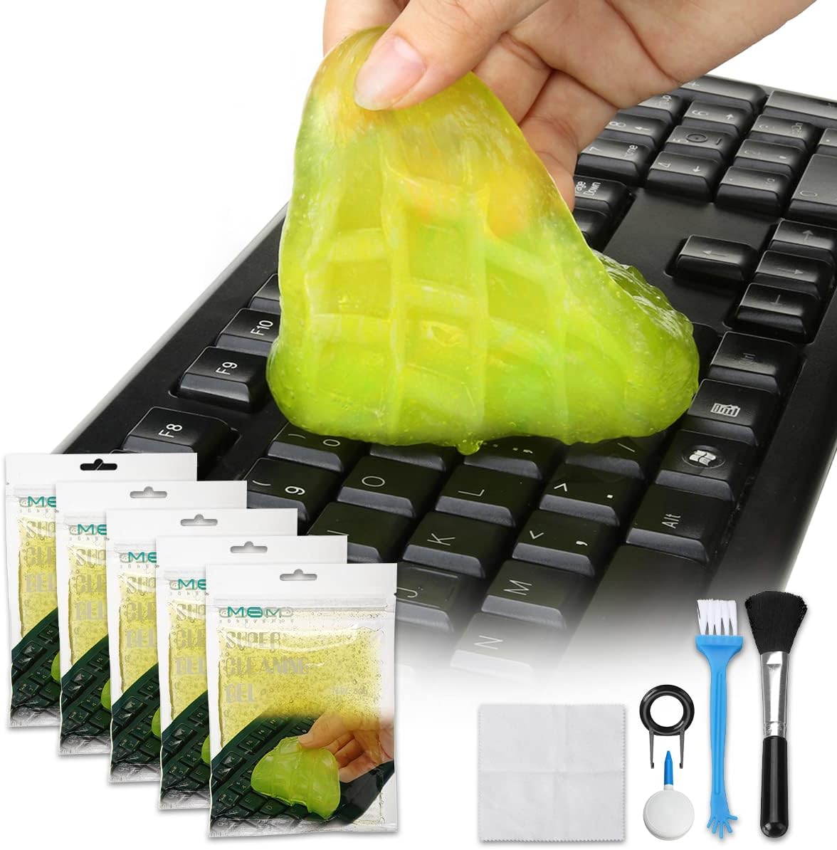 Amazon.com: Cleaning Gel Universal 5 Pack(80G/Pack), MECO Dust Cleaning ...